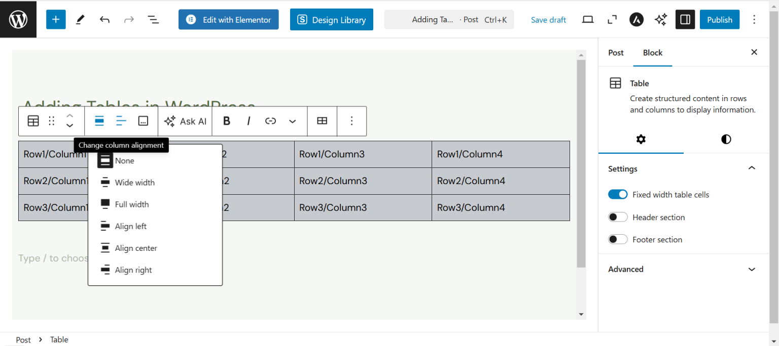 How to Create Tables in WordPress (3 Easy Ways)